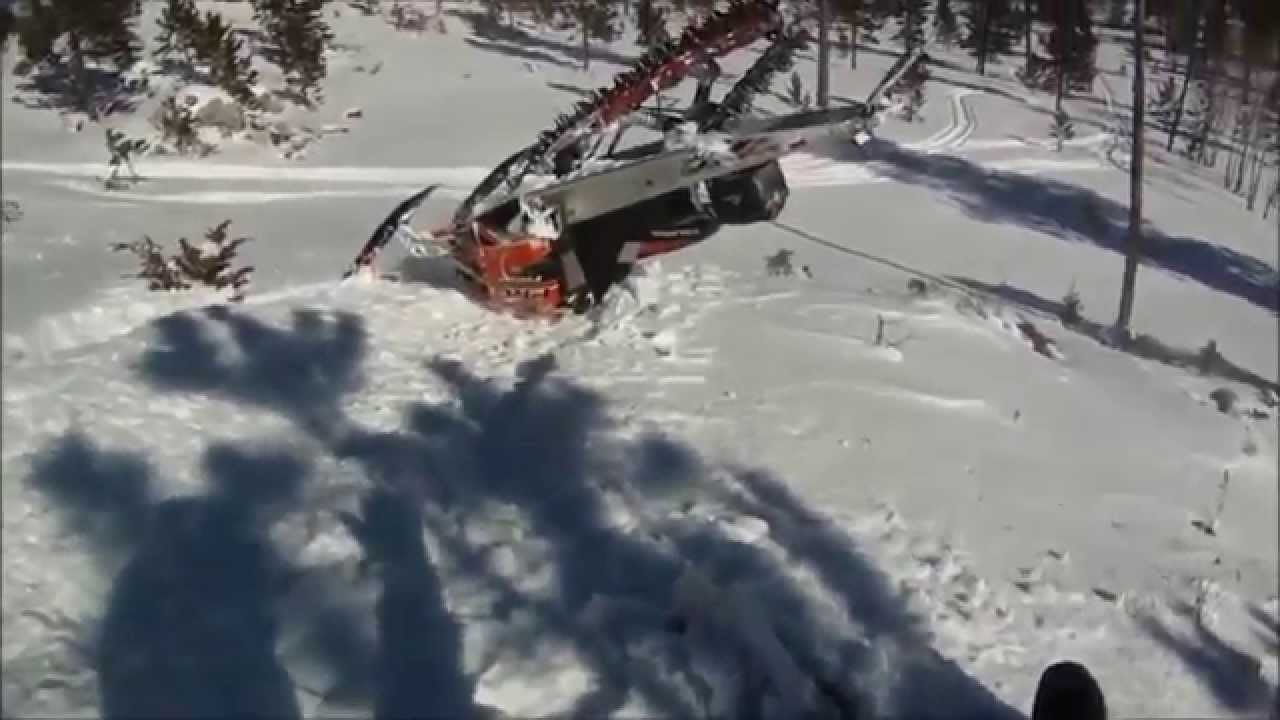 Аварии на Снегоходах Snowmobile Accidents Accident de Motoneige №5 ...