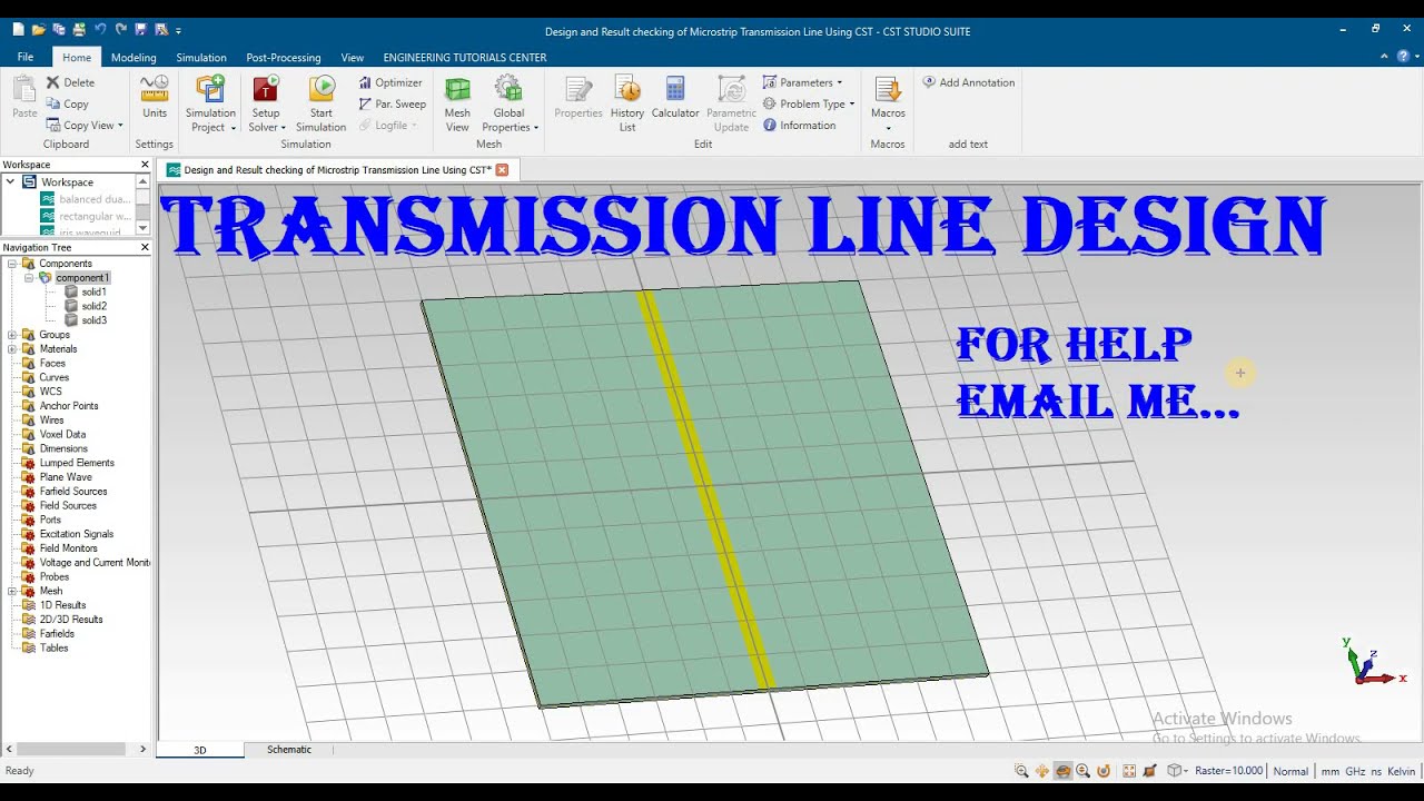Design and Result checking of Microstrip Transmission Line Using CST ...