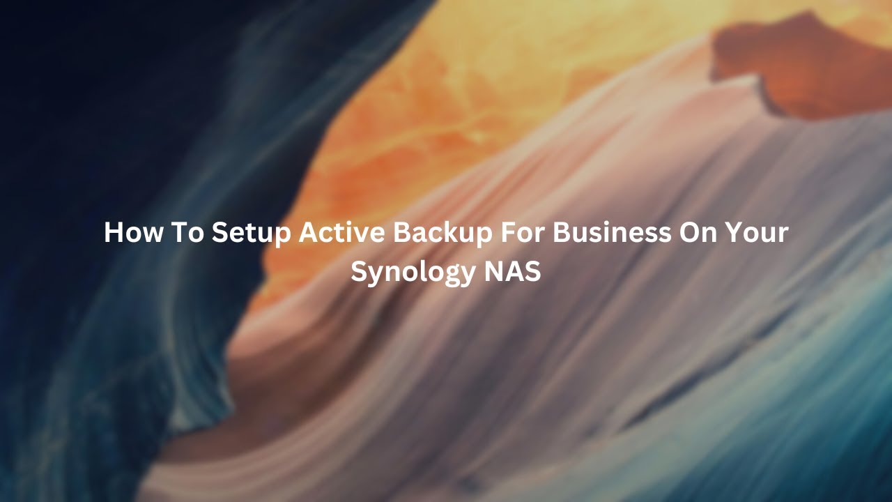 Back up your PC This Way! | Active Backup For Business - YouTube