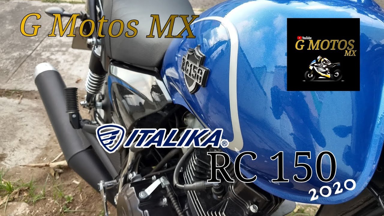 Italika RC 150 2020 - G Motos MX 🏍️ - YouTube