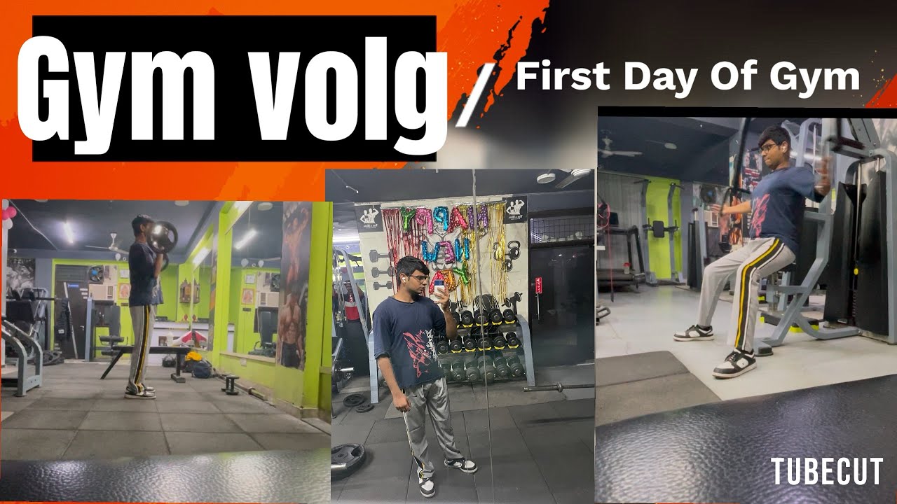 Gym vlog first day of gym - YouTube