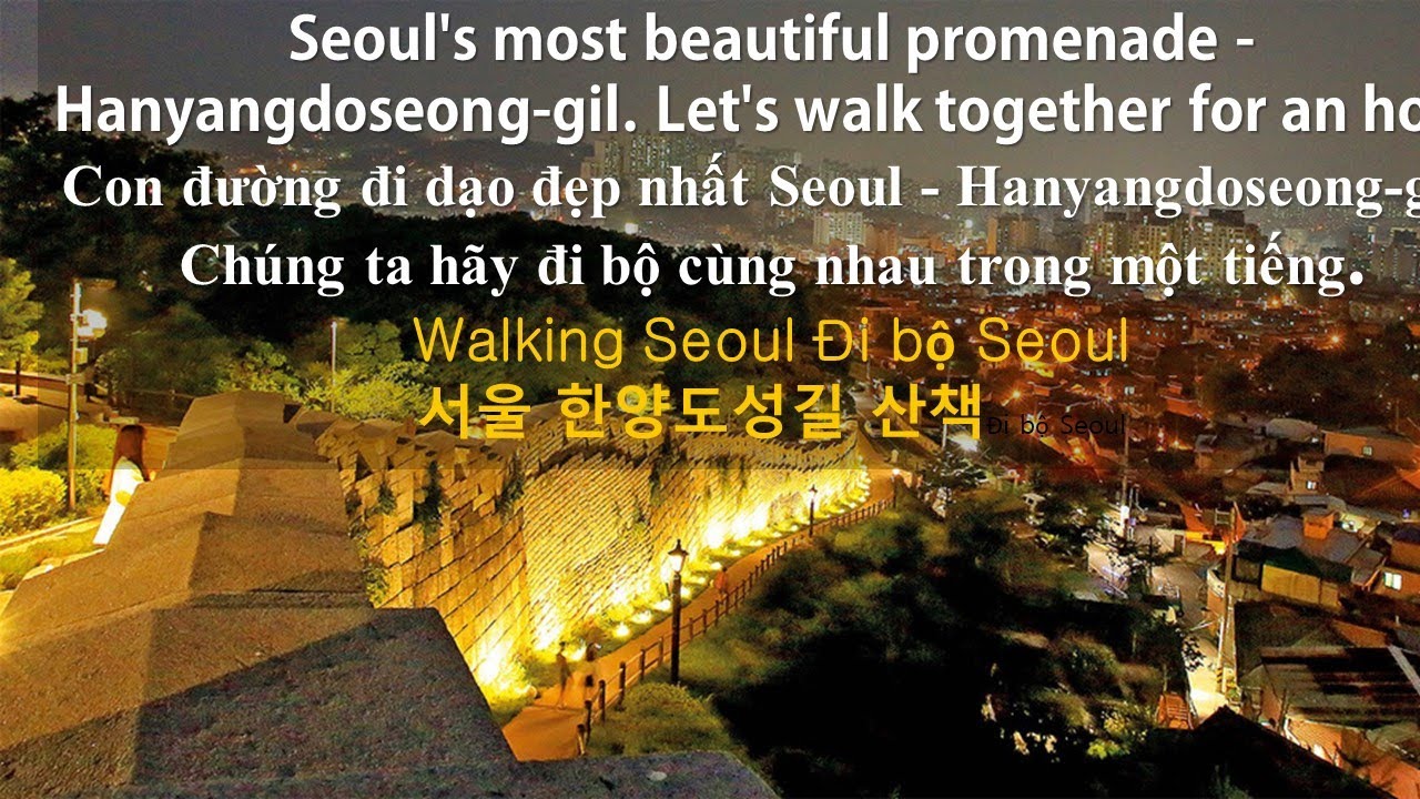 Long/Dài! Walking Hanyang Castle Road/University Road-Đi bộ trên đường ...