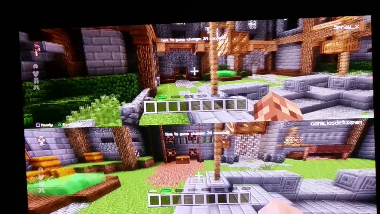 Minecraft mini game battle with my friend danny - YouTube