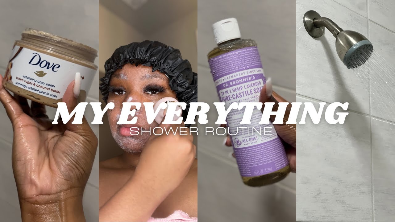 MY SUMMER SHOWER ROUTINE l SHOWER CARE,SHAVING BODY CARE - YouTube
