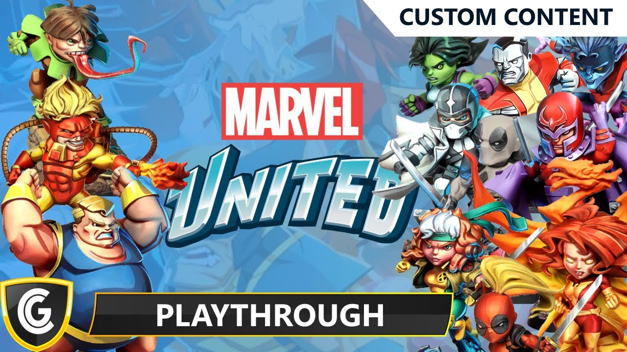 Marvel United | Individual Brotherhood Battle Custom - YouTube