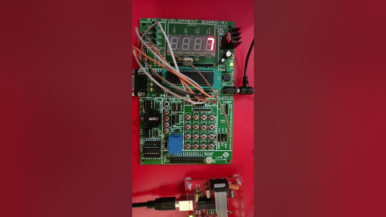 7 Segment Display | #pic16f877a - YouTube
