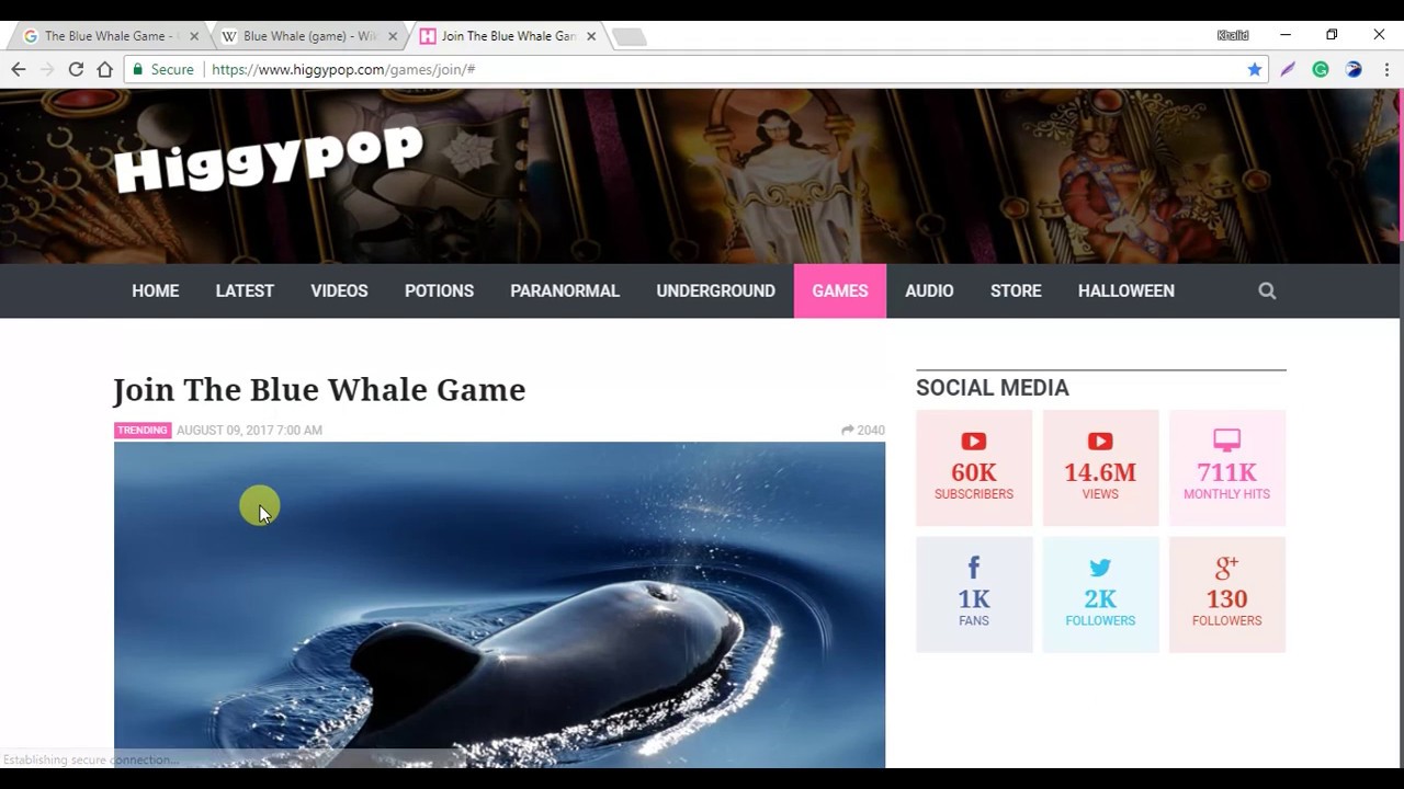 How to Play Blue Whale Game Download-Install Link 2017 - YouTube