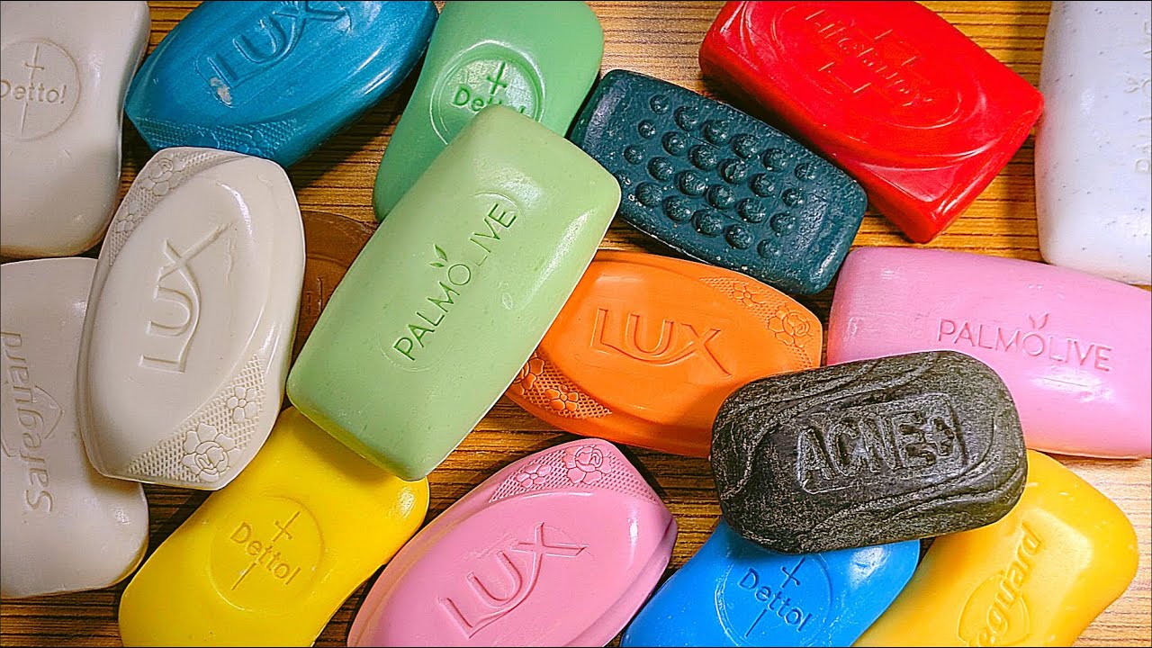 Very Nice ASMR Soap Unwrapping Soaps Relaxing Sound International ASMR ...