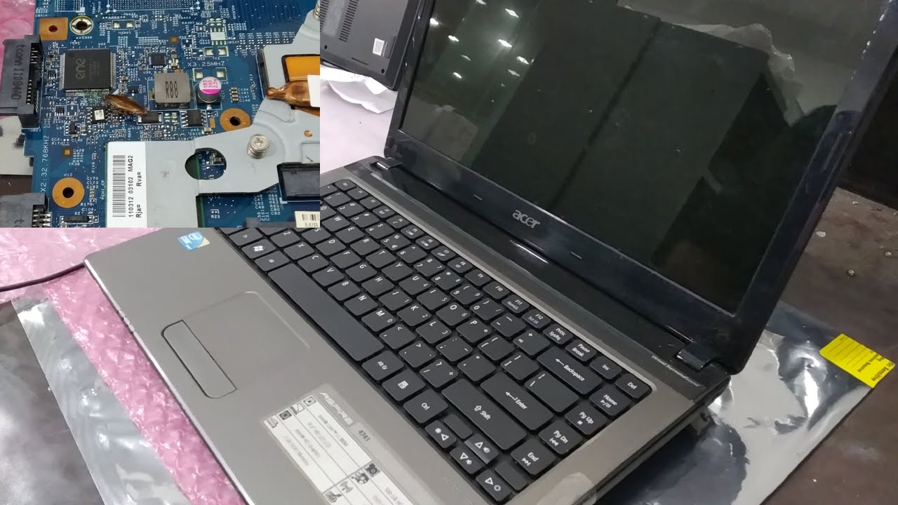 Acer Aspire 4743 No power - YouTube