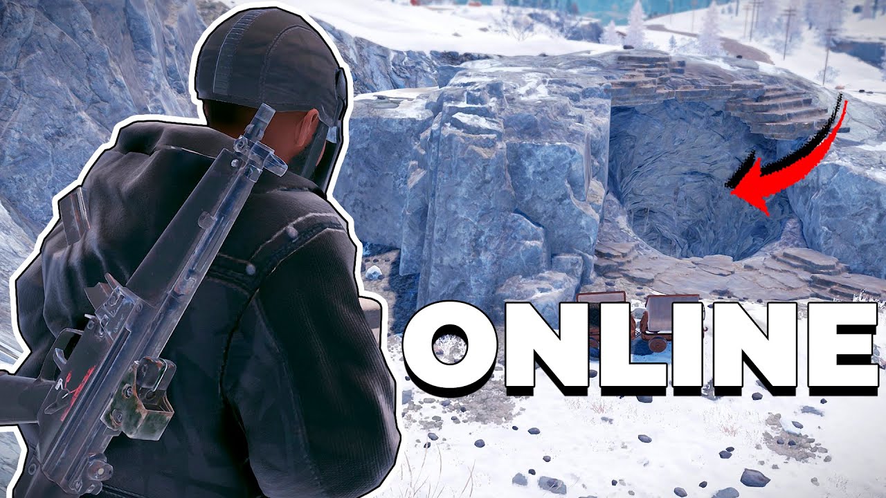 RAIDEAMOS ONLINE LA CUEVA VECINA CON VOLCANO | RUST Gameplay Español ...