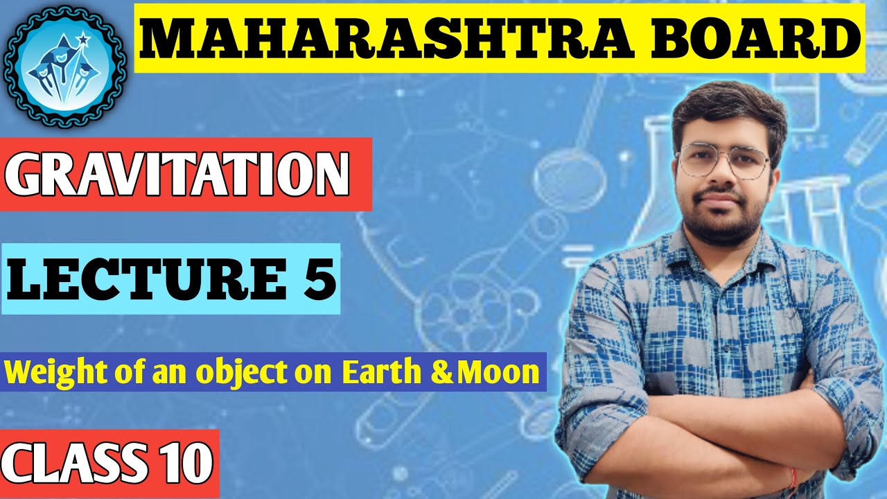 Weight of an object on the Moon - Mass & Weight | Gravitation Class 10 ...
