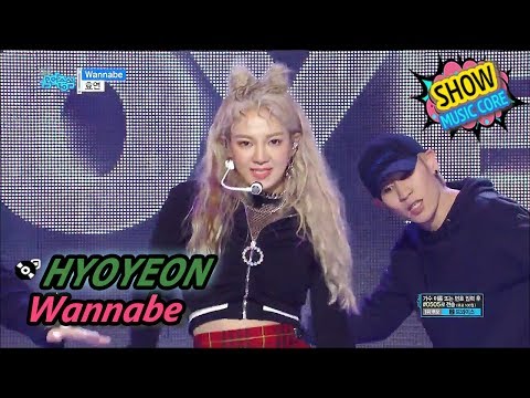 [HOT] HYOYEON - Wannabe, 효연 - 워너비 Show Music core 20170610