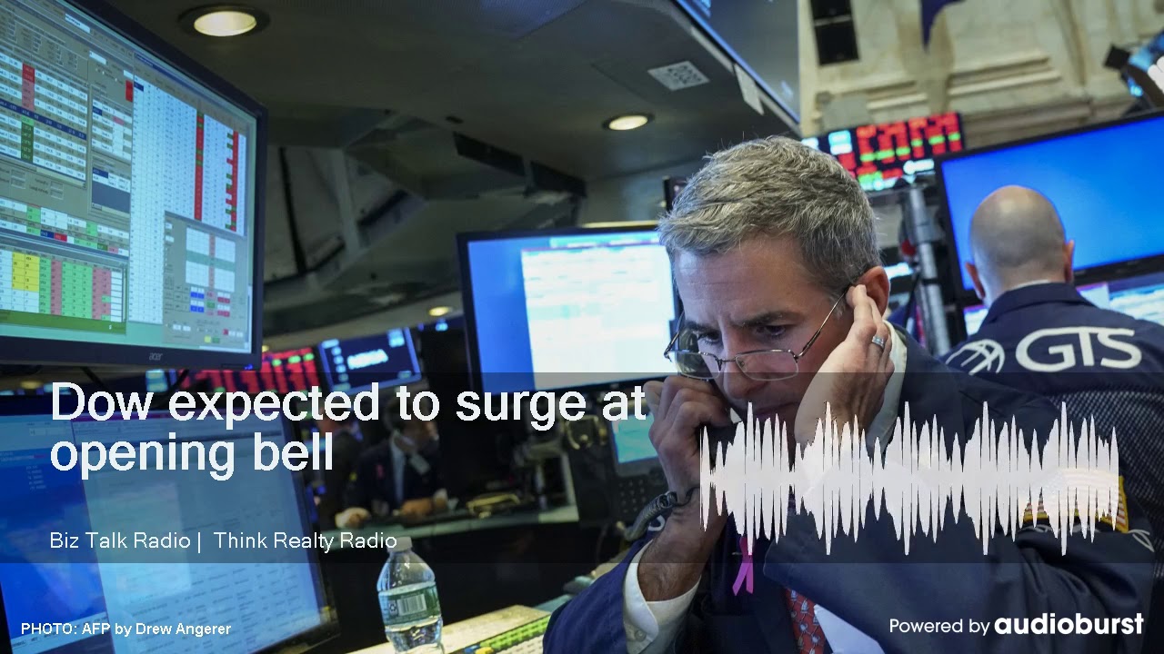 Dow expected to surge at opening bell - YouTube