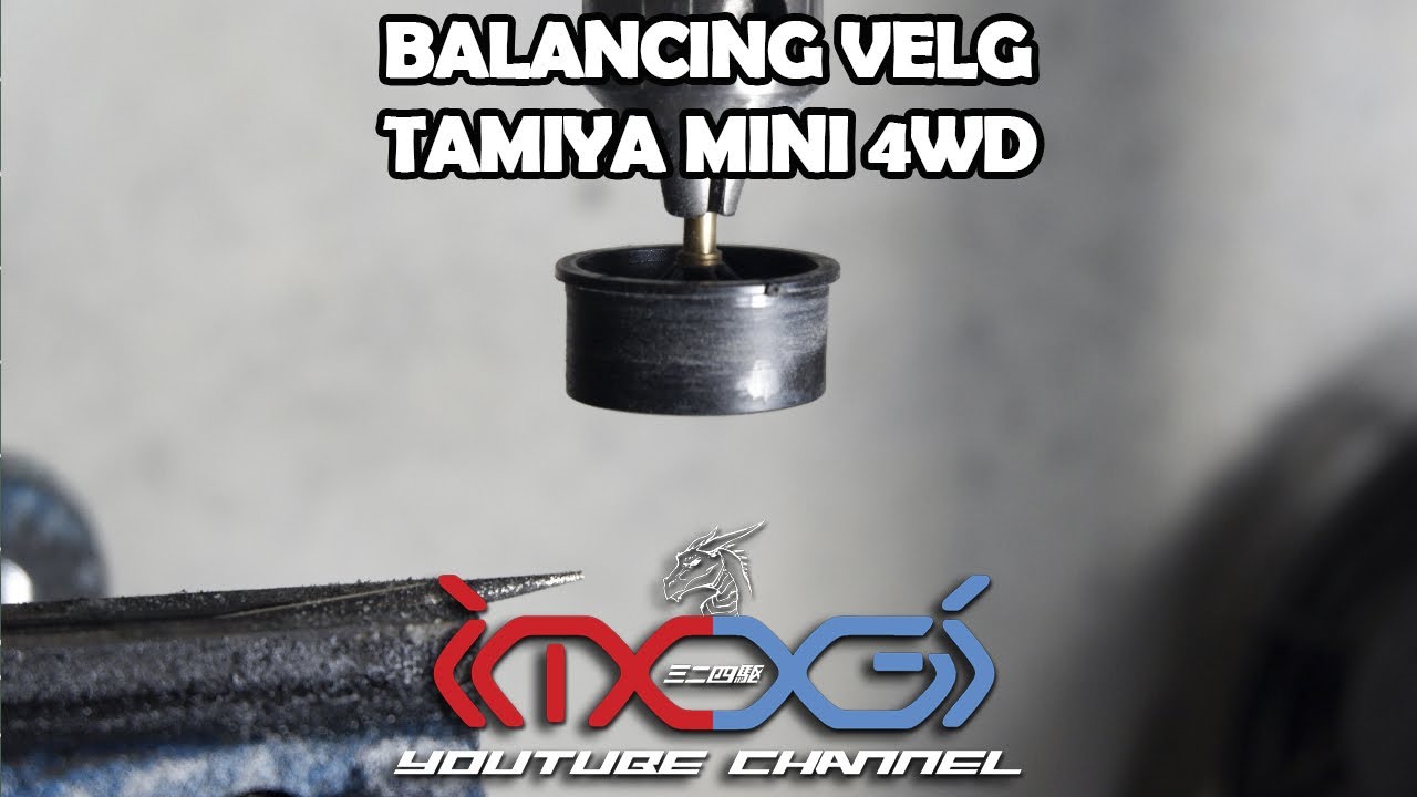 ミニ四駆 - MINI 4WD - TUTORIAL Bubut Ban Tamiya Part 1 - Velg Balancing ...