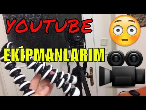 YOUTUBE EKİPMANLARIM | YOUTUBE KALİTELİ VİDEO İÇİN EKİPMAN | VLOG