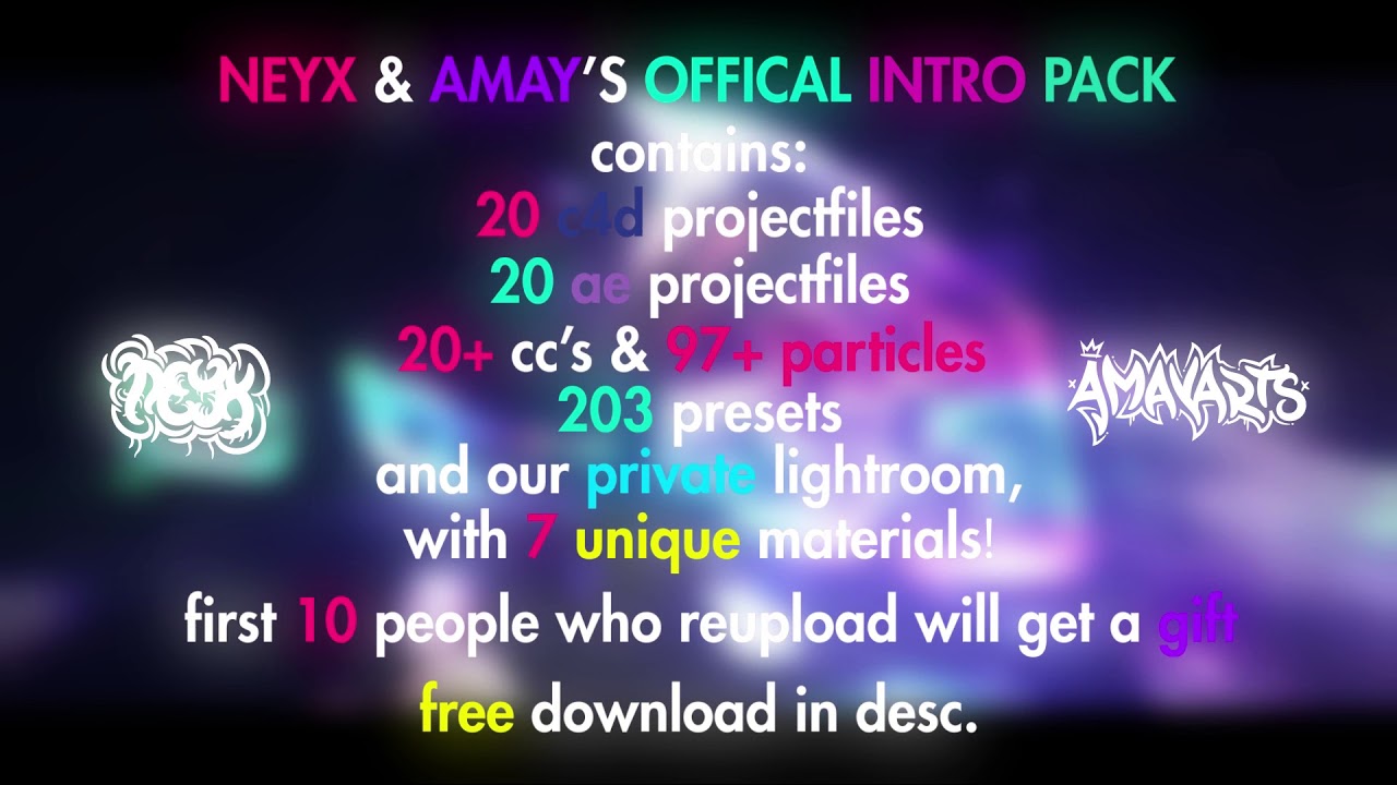 NEYX & AMAY’S OFFICIAL INTRO PACK (THE NEW BIGGEST PACK)| Download In ...