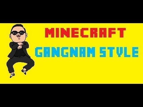 Minecraft Gangnam Style Parody - YouTube