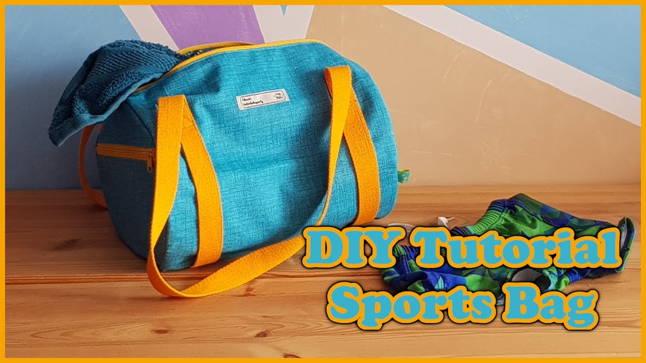 DIY Tutorial Sports Bag | Sporttasche nähen - YouTube