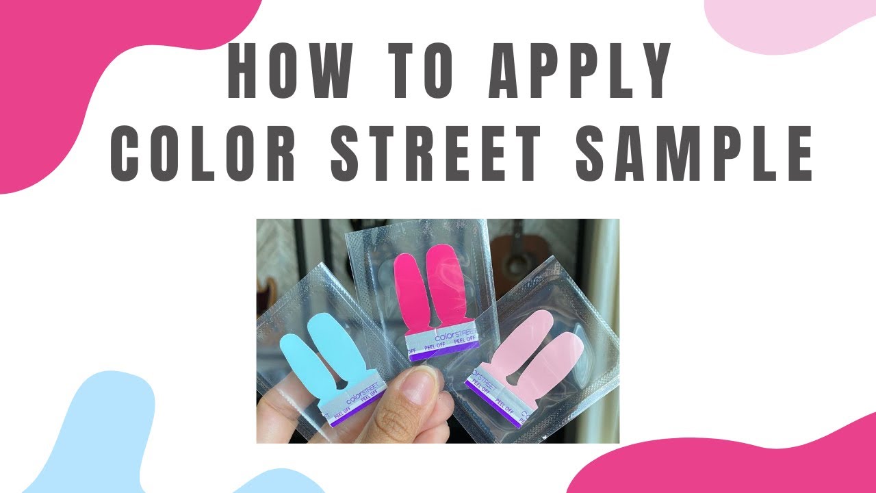 How to apply Color Street Samples - YouTube
