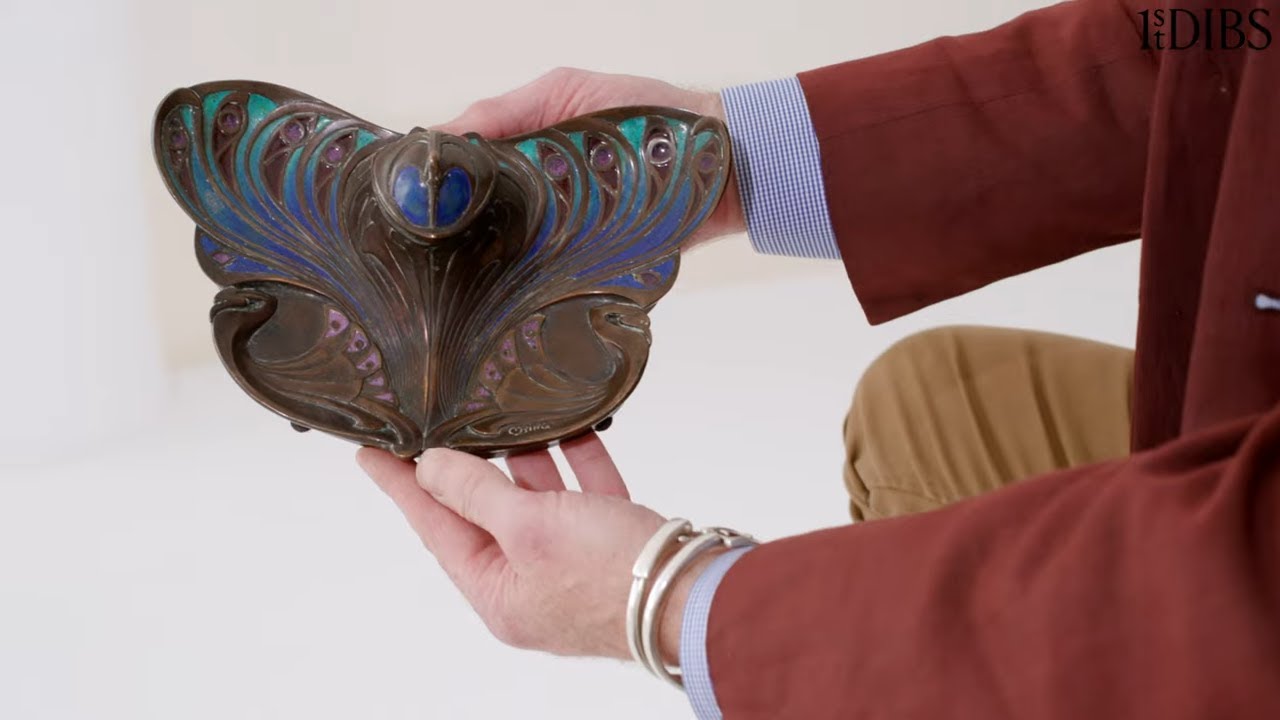 Marcel Bing Art Nouveau Inkwell | The Most Beautiful Things - YouTube
