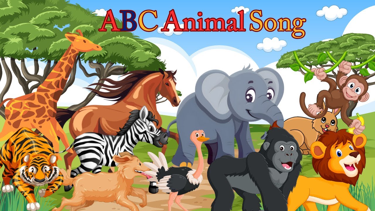 Animal ABC Song B0213 | Alphabet Animals Nursery Rhymes For Toddlers ...