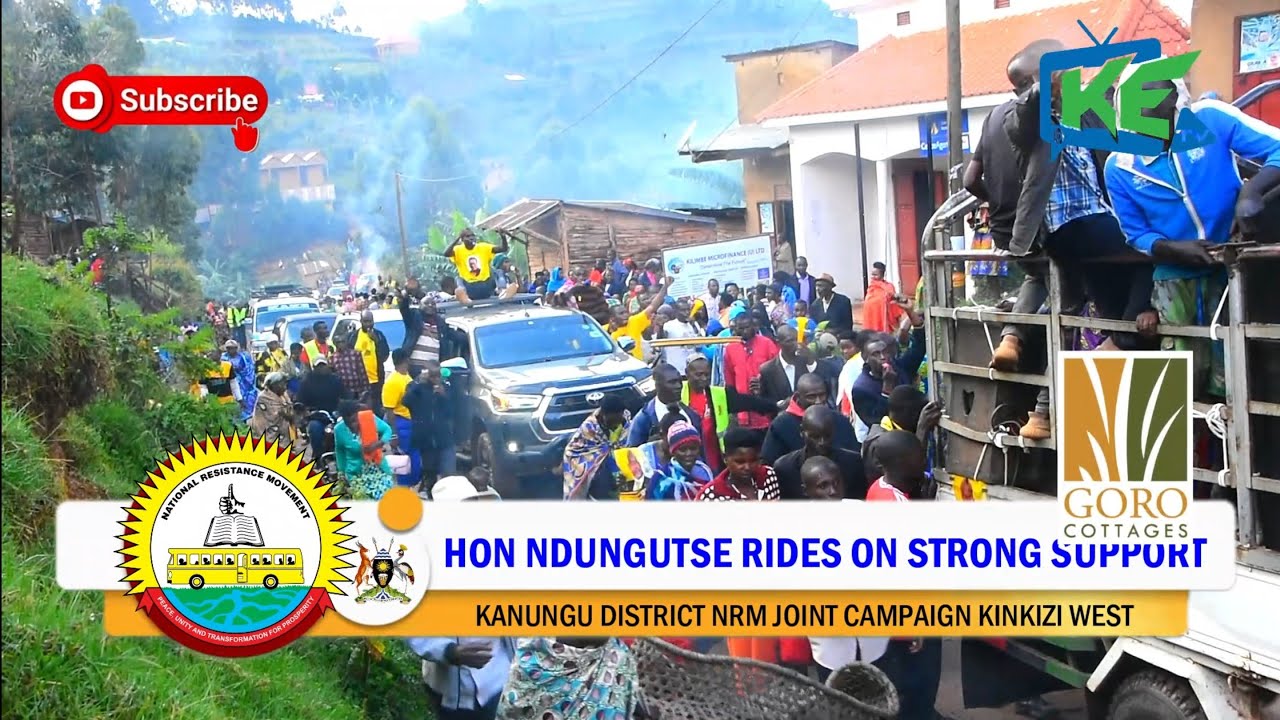 Hon John Ndungutse Rides on Strong Support In Nrm Joint Campaigns Kinkizi west Kanungu District ...
