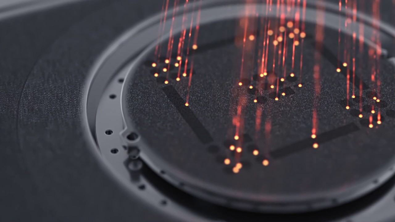 EBM printing process using V-ray - YouTube