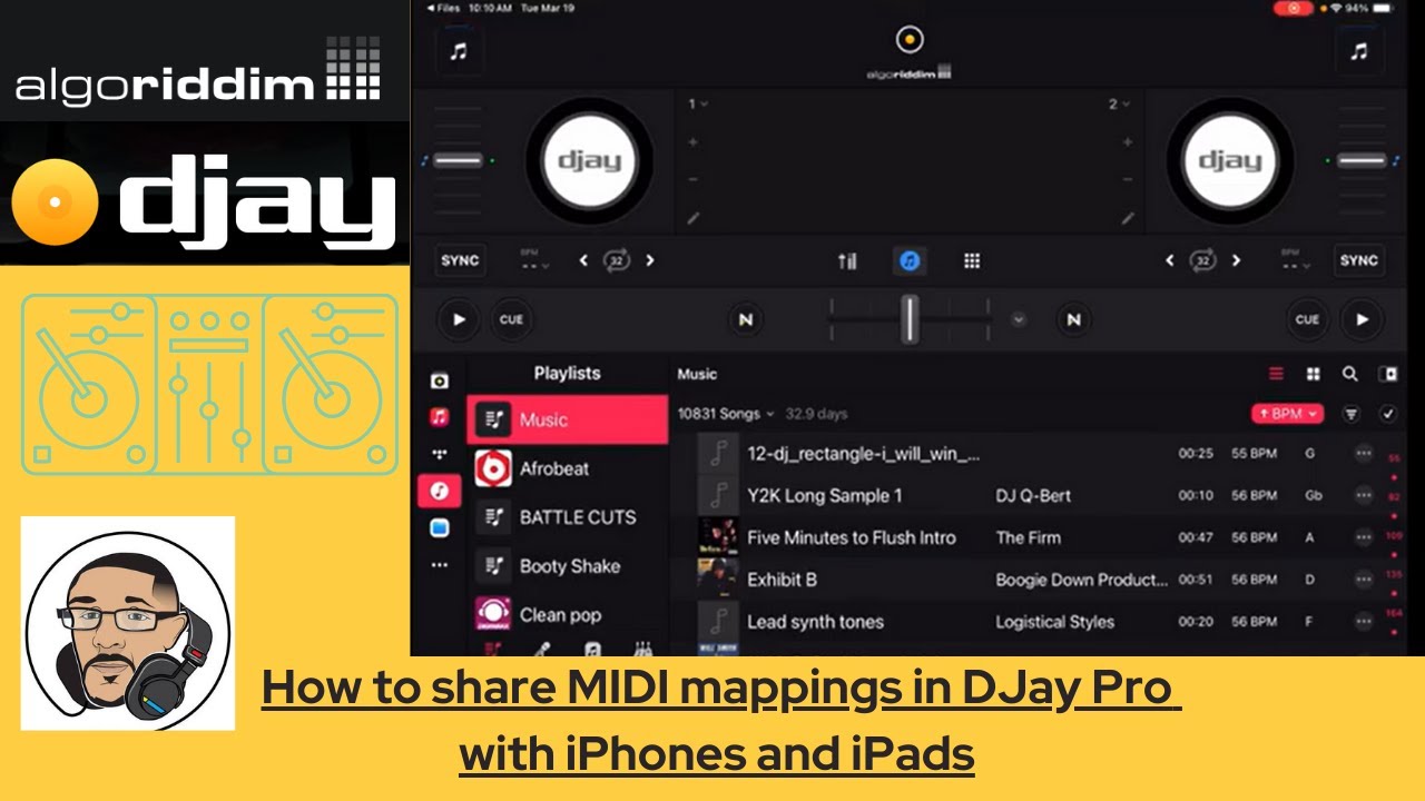 Sharing DJay Pro MIDI mappings from iPad to iPhone using Airdrop March 19, 2024 - YouTube