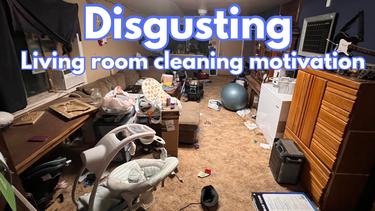 REALISTIC Disaster Living Room Speed-Cleaning Motivation - YouTube