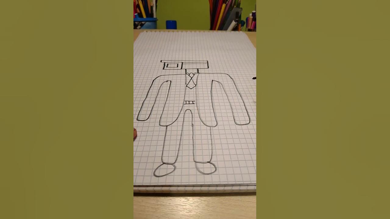 как нарисовать камера мена? - YouTube