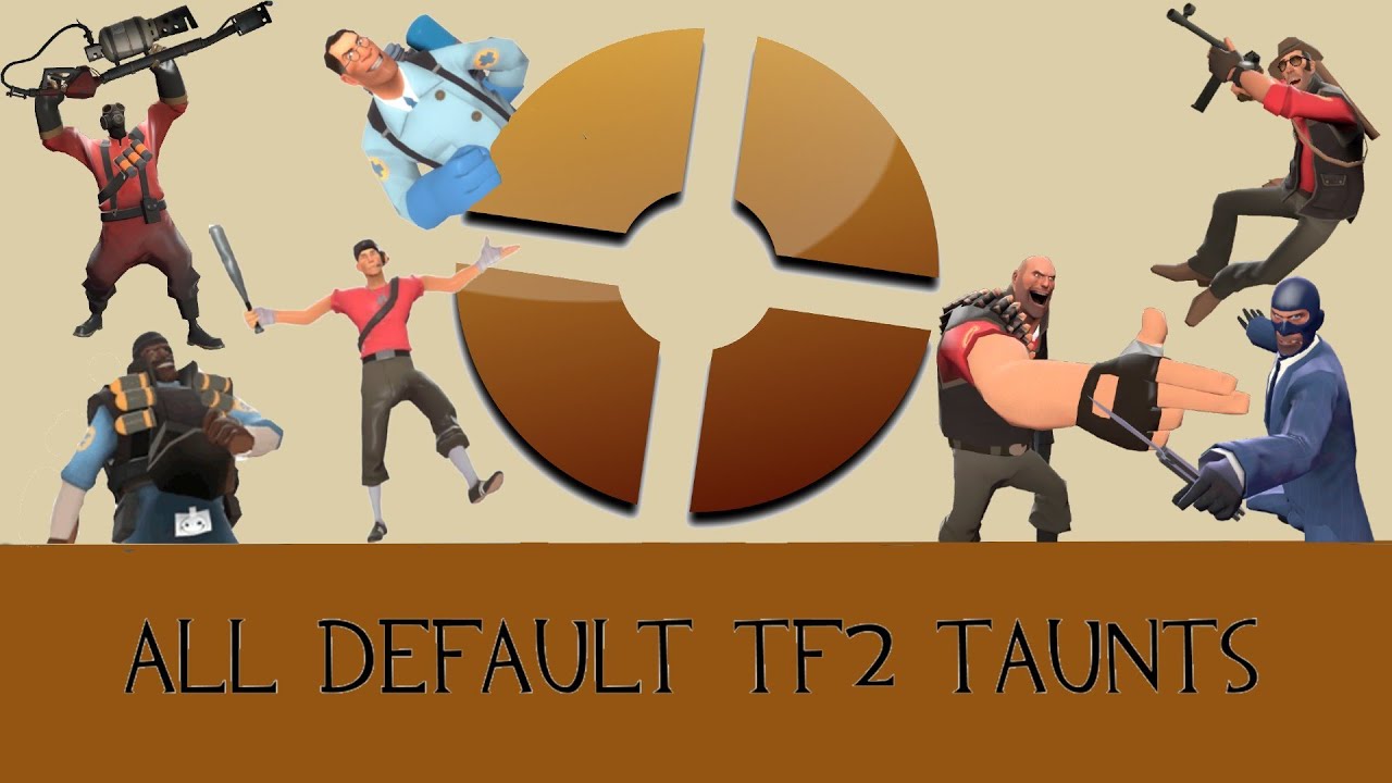 All Default TF2 Taunts - YouTube