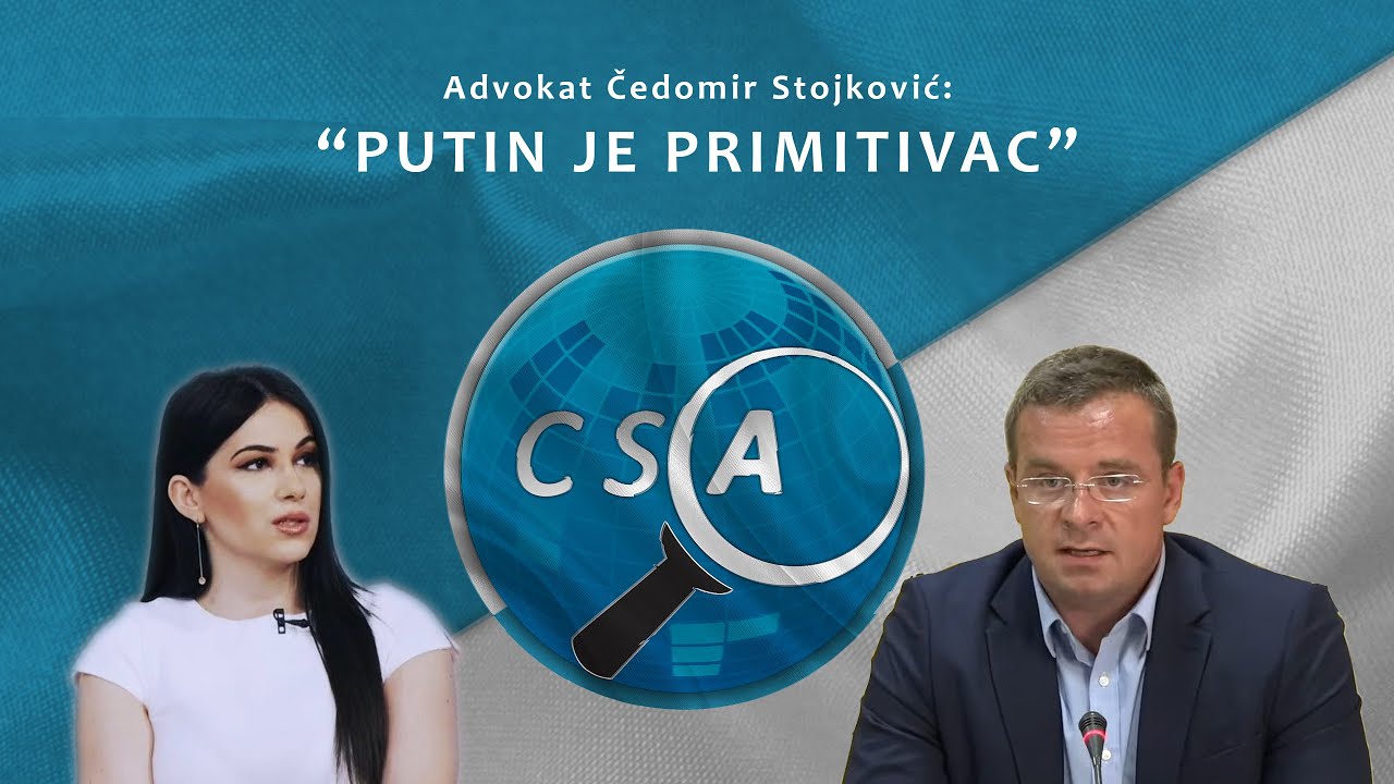 CSA PODCAST 035 - Cedomir Stojkovic - Putin je generator mržnje - YouTube