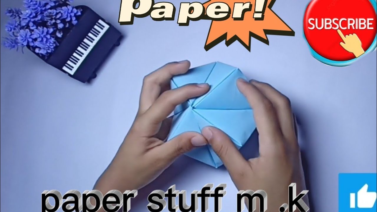 How to make a paper Moving FLEXAHEDRON للاطفال العاب بدون نت - YouTube