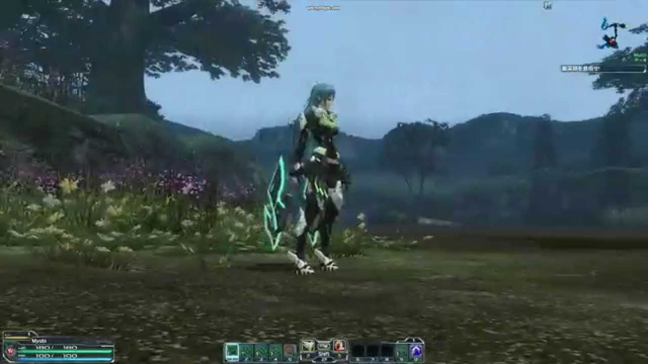 PSO2 Bouncer Class Preview - YouTube