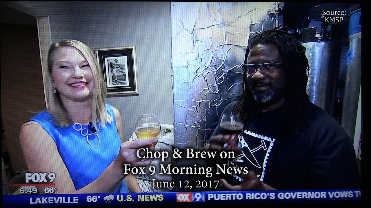 Chop & Brew | Chip & Bryon on Fox 9 Morning News - YouTube