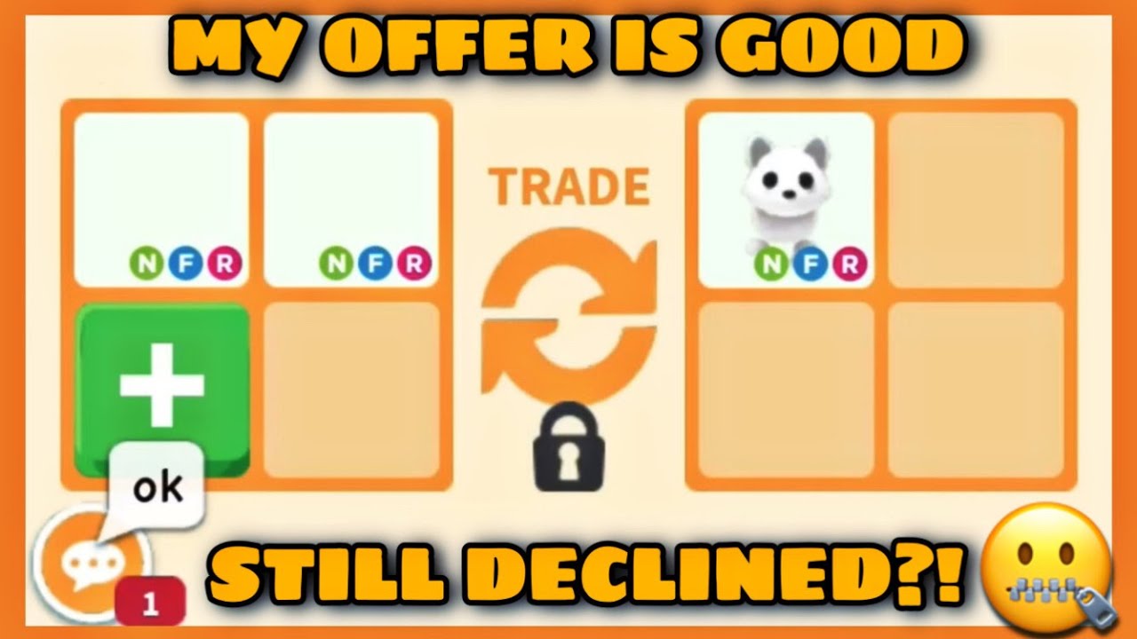 WHEN YOU OFFER THEN THEY WANT TO OFFER TO YOUR OFFER!!🤣😅 Adopt me ...