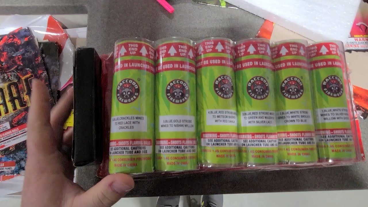 Minecraft Artillery Shells!! by Raccoon Fireworks! - YouTube