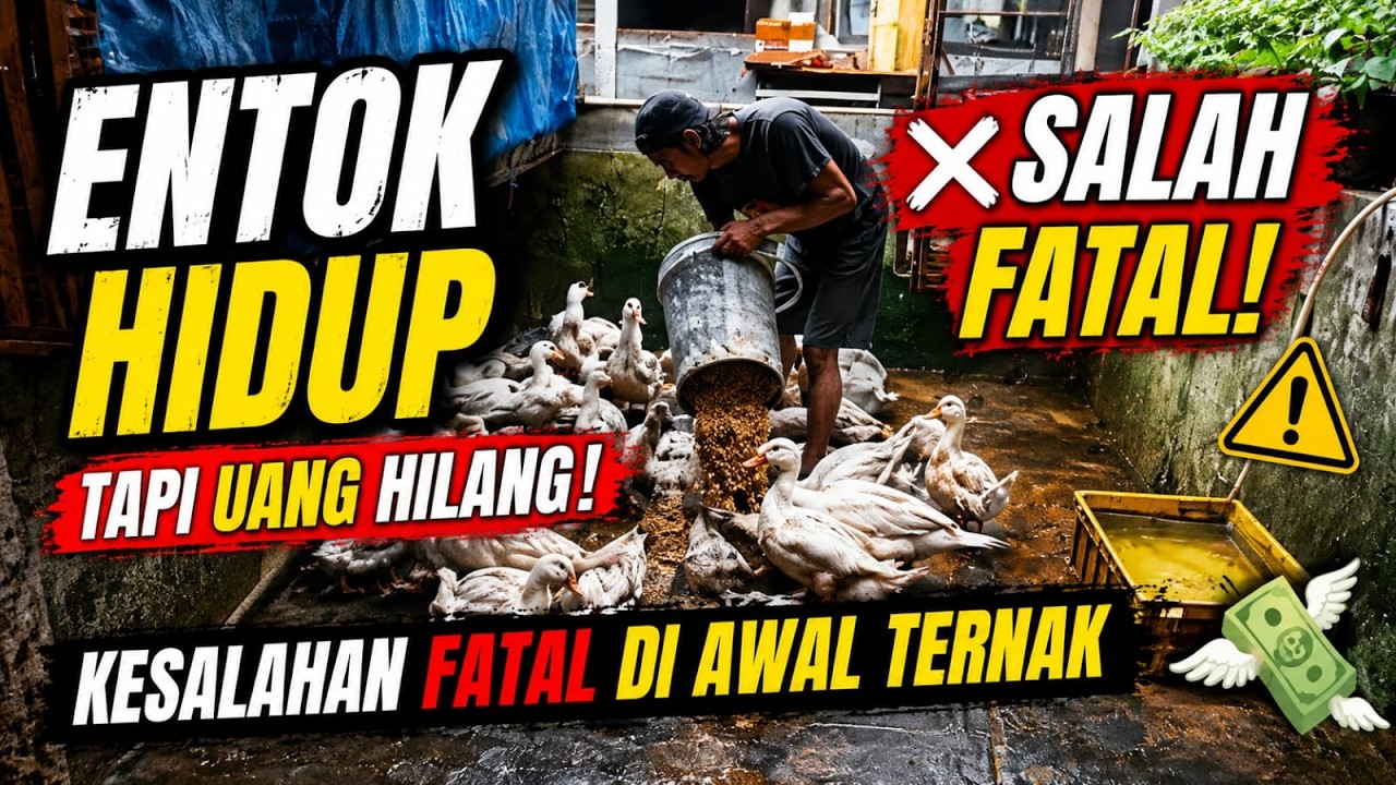 🚨ENTOK HIDUP TAPI UANG HILANG💸 | Kesalahan Fatal di Awal Ternak - YouTube