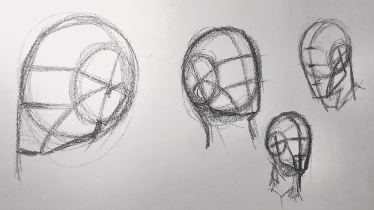 Quickly Draw Heads | How to Draw Heads Artist : Mr Salm - YouTube