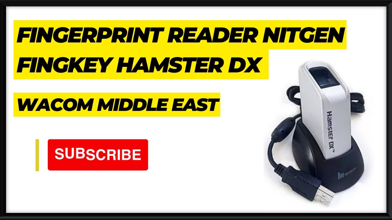 Fingerprint Reader Nitgen Fingkey Hamster DX | Wacom Middle East - YouTube