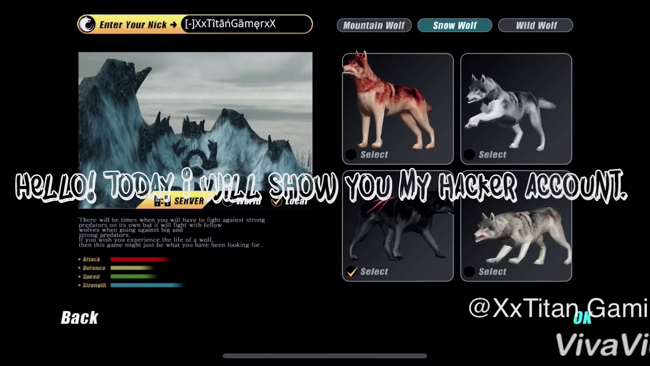 Wolf Online Hacker Account Reveal! - YouTube