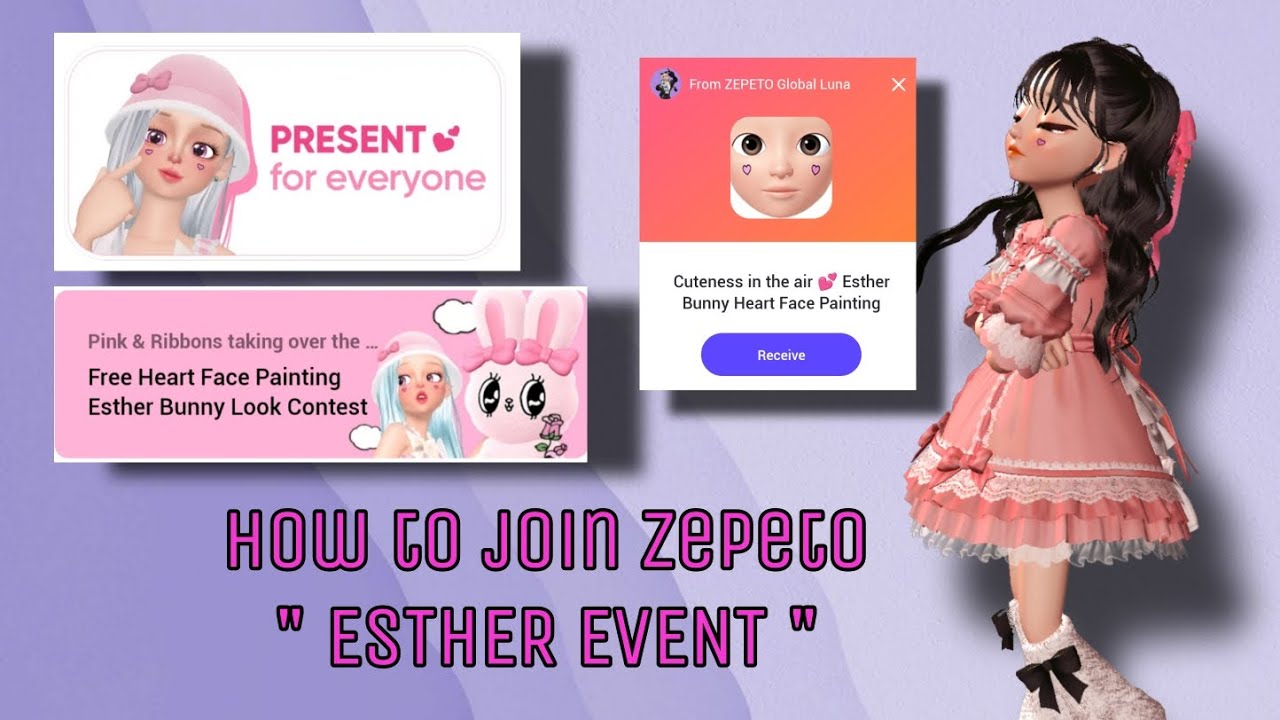 How To Join Zepeto Esther Event And Get Free Face Item || #zepeto - YouTube