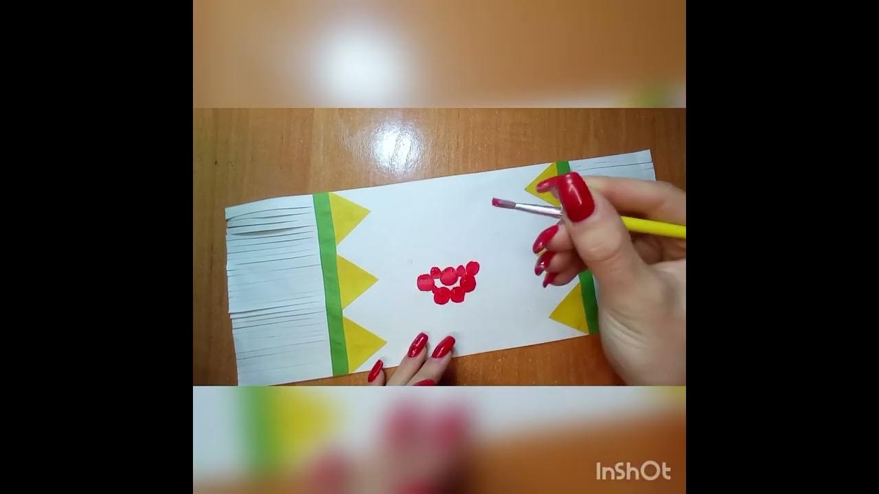 Рушничок. Створення аплікації «Рушничок» за зразком. - YouTube