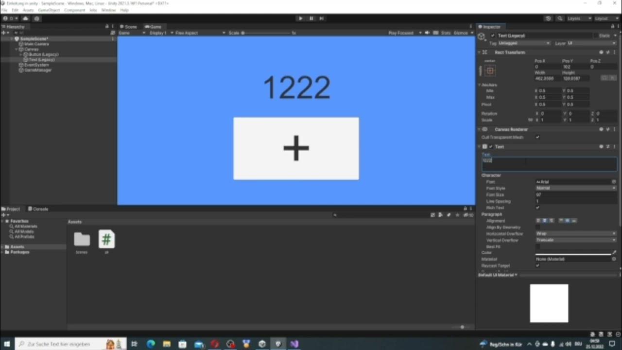 Unity Counter Programmieren Tutorial Youtube