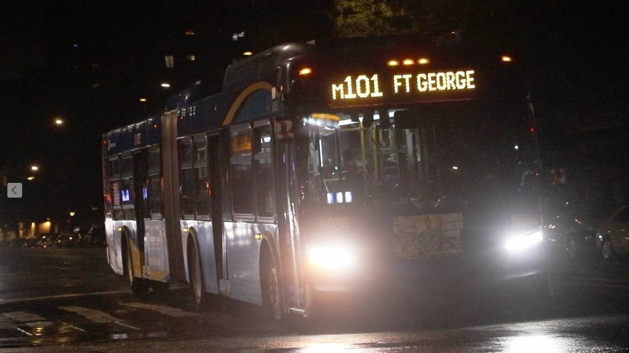 NYCT Bus: 2017 New Flyer XD60 #6055 on the M101 at 3rd Avenue and 116th ...