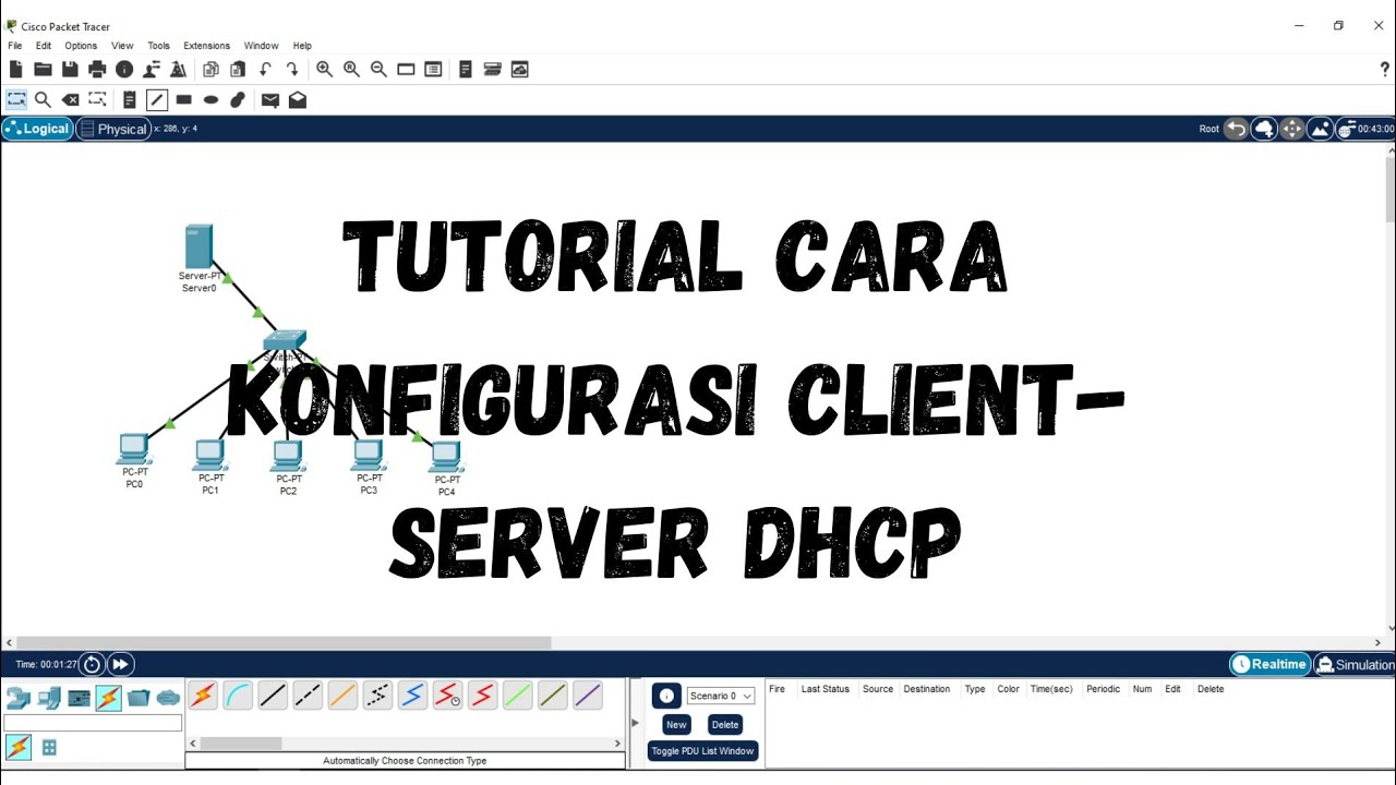 Tutorial Cara Konfigurasi Client-Server Secara DHCP, Silahkan Simak ...