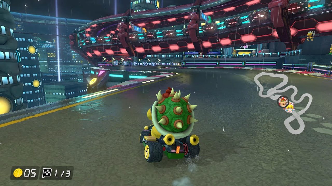 3DS Neo Bowser City - 50cc Grand Prix || Mario Kart 8 Deluxe - YouTube