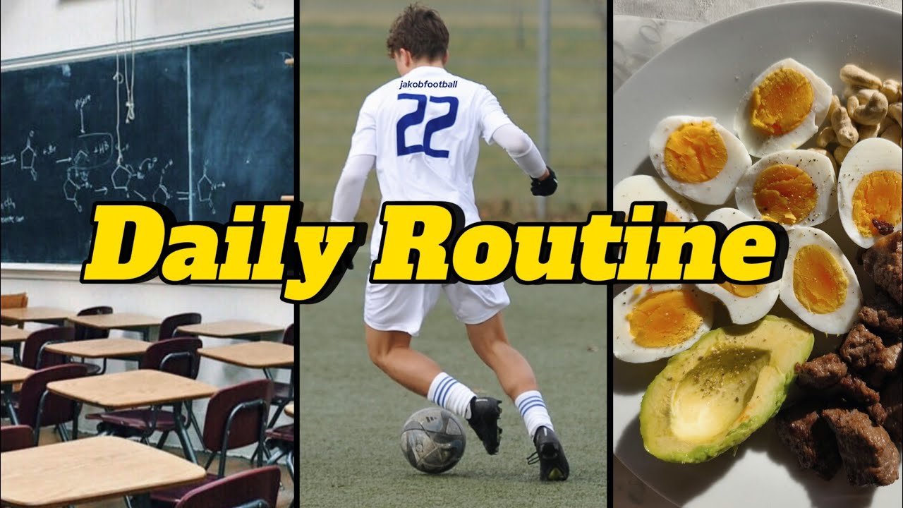 How to Balance Football and School | The Perfect Daily Schedule - YouTube