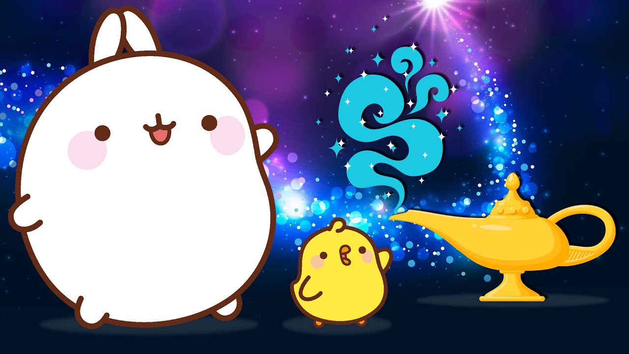 Molang And Piu Piu's Magic Lamp | Cartoons For Kids | HooplaKidz Shows ...