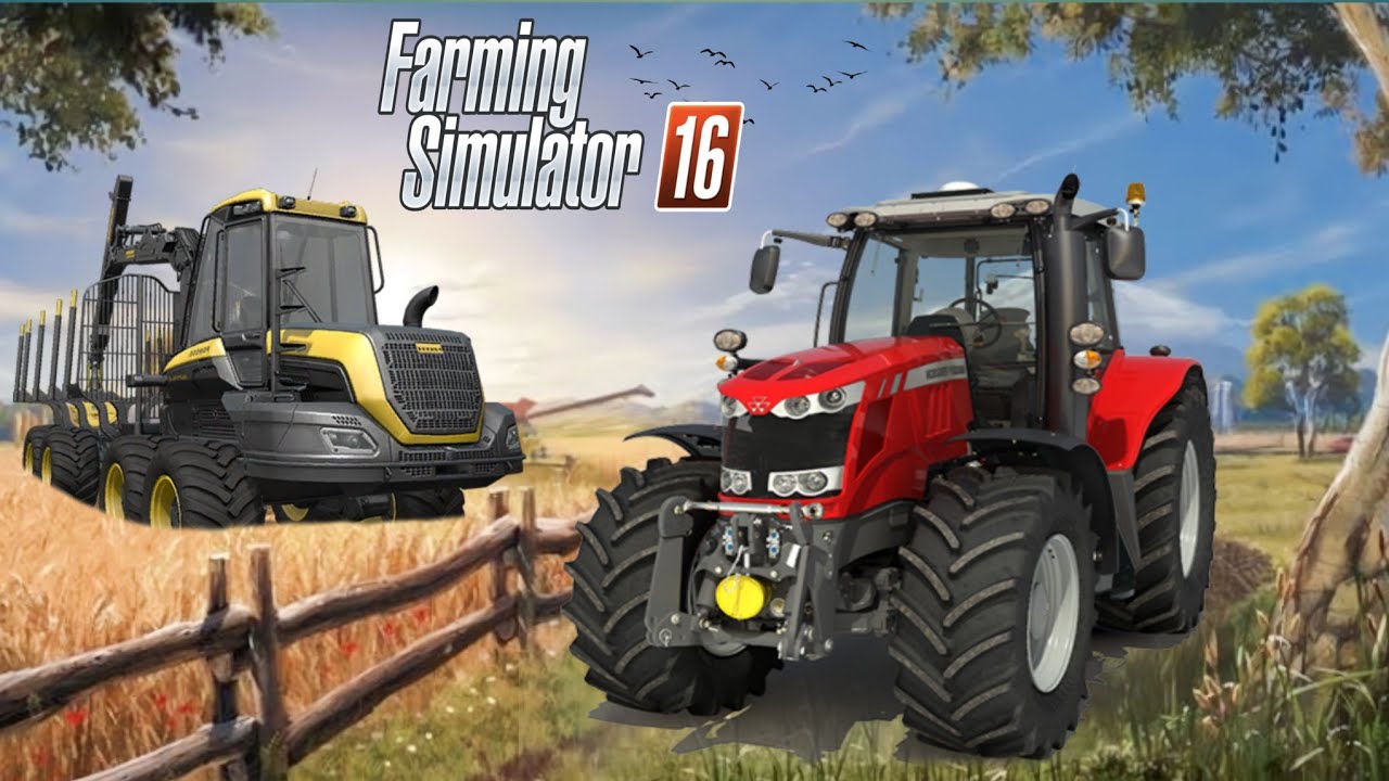NEW !! RED TRACTOR IN FS16 || Farming Simulator 16 Gameplay | Timelapse ...